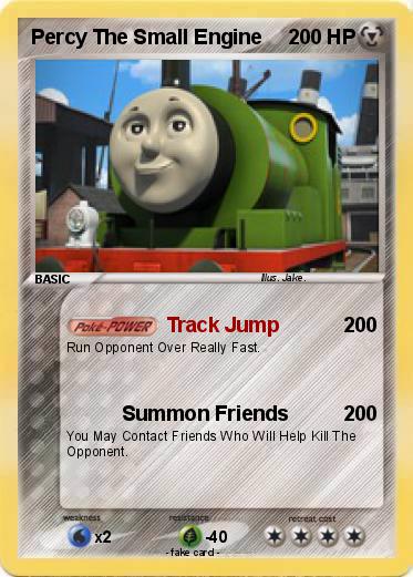 Pokémon Percy The Small Engine - Track Jump - My Pokemon Card