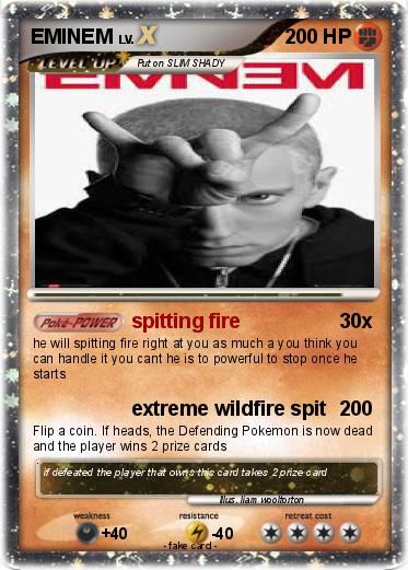 Pokémon EMINEM 463 463 - spitting fire - My Pokemon Card