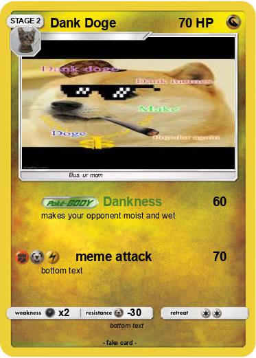 Pokémon Dank Doge 8 8 - Dankness - My Pokemon Card
