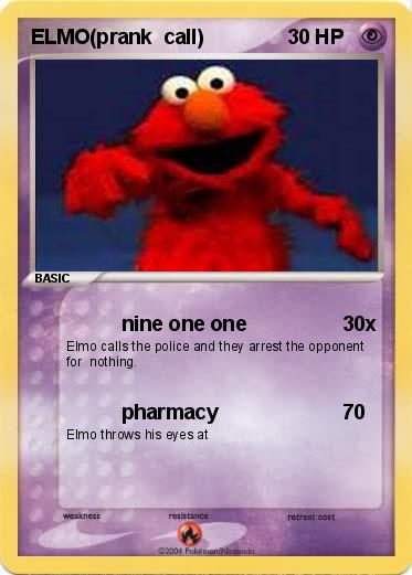 Pokémon ELMO prank call - nine one one - My Pokemon Card