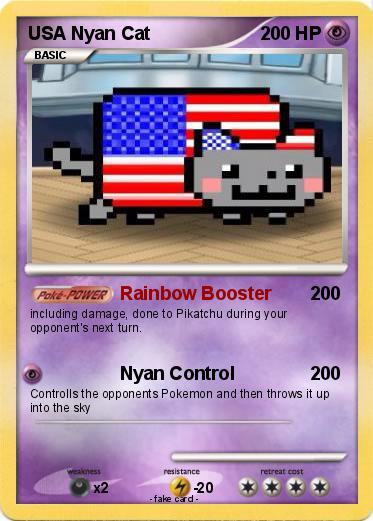 Pokémon USA Nyan Cat - Rainbow Booster - My Pokemon Card