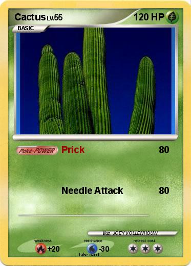 Pokémon Cactus 75 75 - Prick - My Pokemon Card