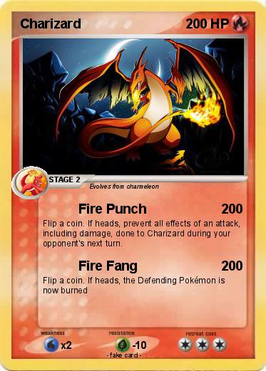 Pokémon Charizard 4648 4648 - Fire Punch - My Pokemon Card