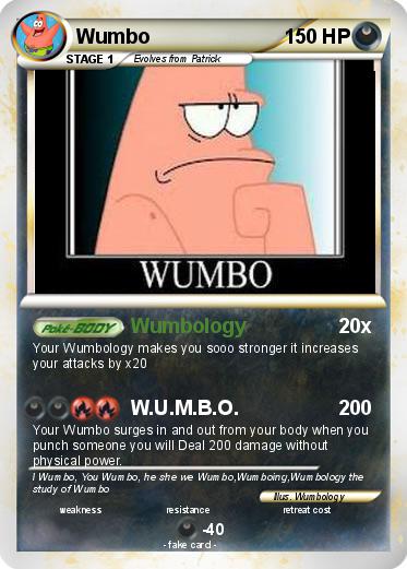 Pokémon Wumbo 25 25 - Wumbology - My Pokemon Card