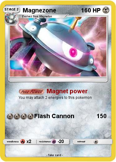 Pokémon Magnezone 309 309 - Magnet power - My Pokemon Card