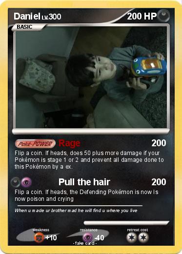 Pokémon Daniel 1002 1002 - Rage - My Pokemon Card