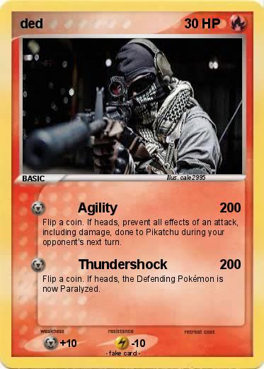 Pokémon ded 20 20 - Agility - My Pokemon Card
