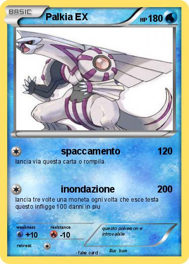 Pokémon Palkia EX 194 194 - spaccamento - My Pokemon Card