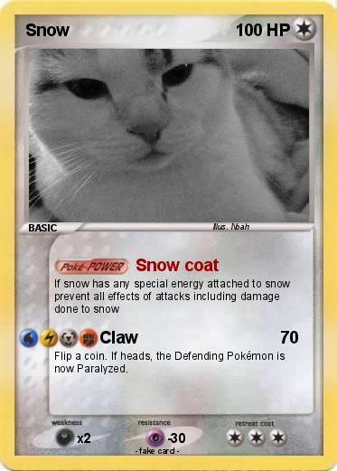 Pokémon Snow 786 786 - Snow coat - My Pokemon Card