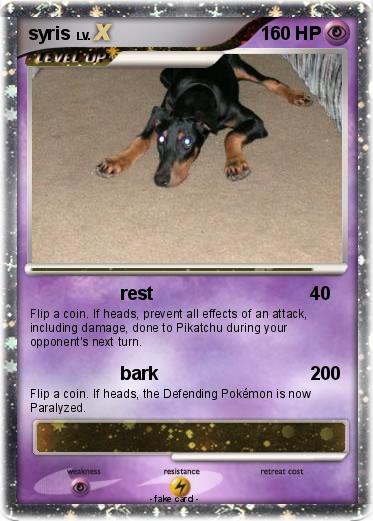 Pokémon syris - rest - My Pokemon Card