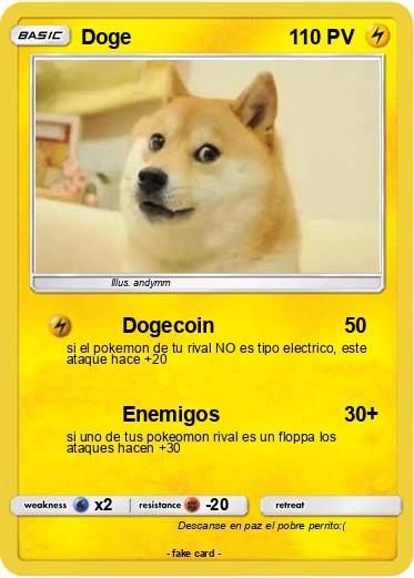 Pokémon Doge 4169 4169 - Dogecoin - Mi carta pokémon