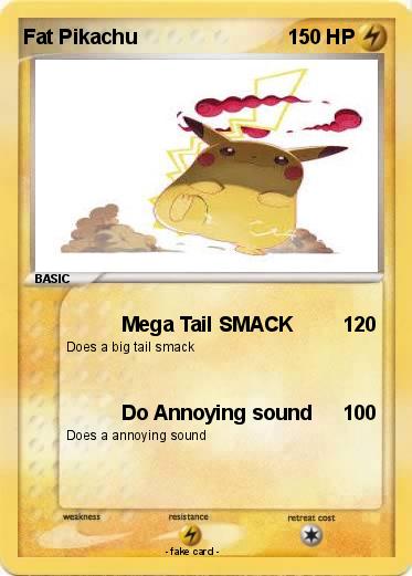 Pokémon Fat Pikachu 212 212 - Mega Tail SMACK - My Pokemon Card