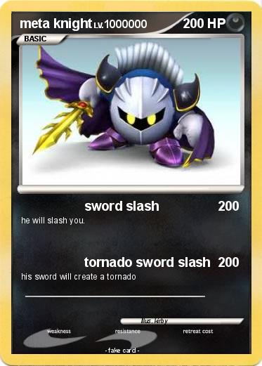 Pokémon meta knight 461 461 - sword slash - My Pokemon Card