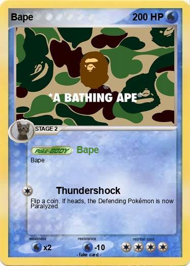 Pokémon Bape 4 4 - Bape - My Pokemon Card