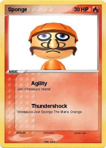 Pokémon Sponge 440 440 - Agility - My Pokemon Card