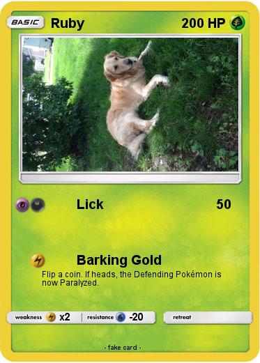 Pokémon Ruby 407 407 - Lick - My Pokemon Card