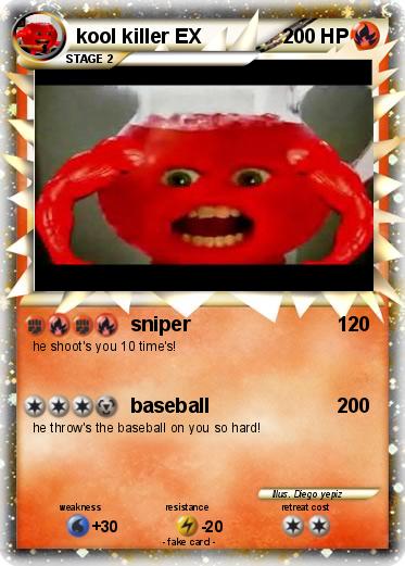 Pokémon kool killer EX - sniper - My Pokemon Card