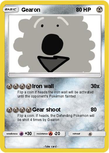 Pokémon Gearon 1 1 - Iron wall - My Pokemon Card