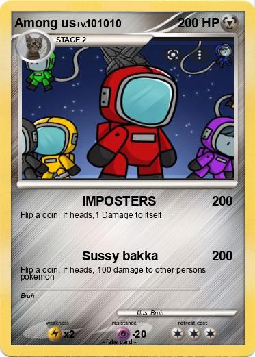 Pokémon Among us 341 341 - IMPOSTERS - My Pokemon Card