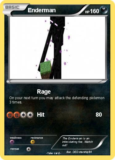 Pokémon Enderman 930 930 - Rage - My Pokemon Card