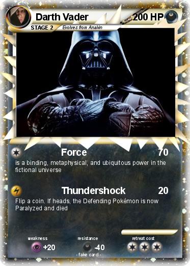 Pokémon Darth Vader 874 874 - Force - My Pokemon Card