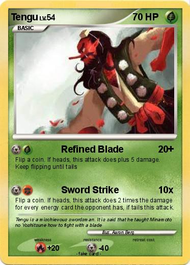 Pokémon Tengu 22 22 - Refined Blade - My Pokemon Card