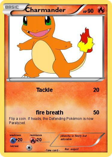 Pokémon Charmander 2377 2377 - Tackle - My Pokemon Card