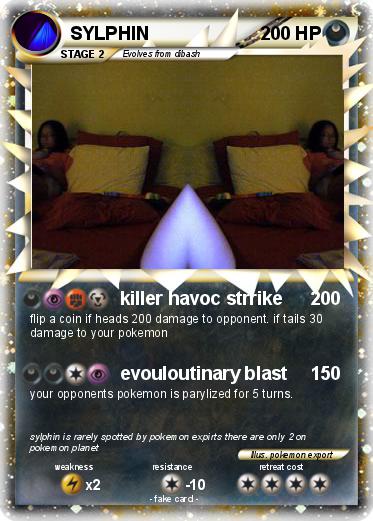Pokémon SYLPHIN - killer havoc strrike - My Pokemon Card