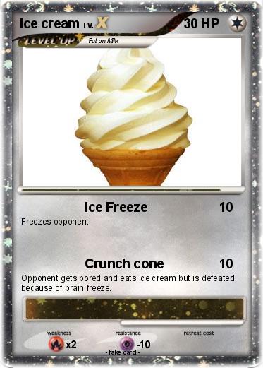 Pokémon Ice cream 31 31 - Ice Freeze - My Pokemon Card