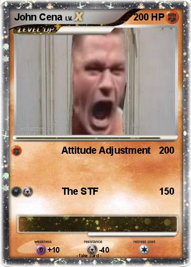 Pokémon John Cena 2173 2173 - Attitude Adjustment - My Pokemon Card