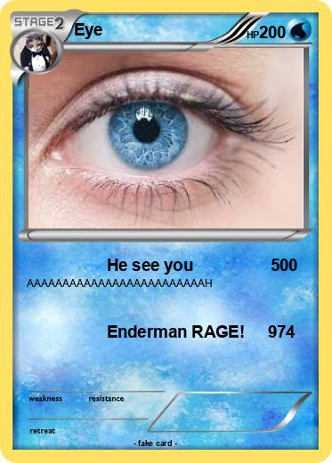 Pokémon Eye 707 707 - He see you 500 - My Pokemon Card