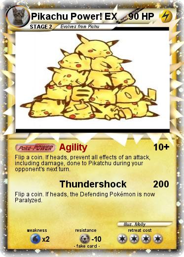 Pokémon Pikachu Power EX - Agility - My Pokemon Card
