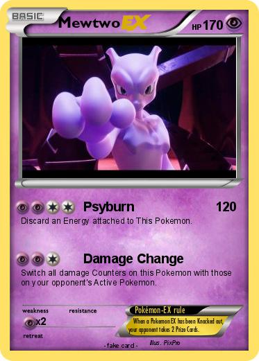Pokémon Mewtwo 9109 9109 - Psyburn - My Pokemon Card
