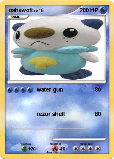 Pokémon oshawott 477 477 - water gun - My Pokemon Card