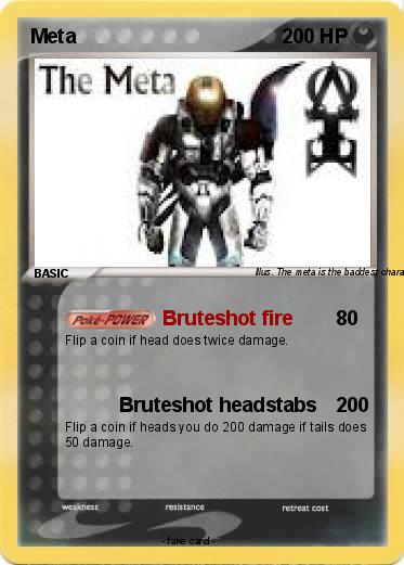 Pokémon Meta 1078 1078 - Bruteshot fire - My Pokemon Card