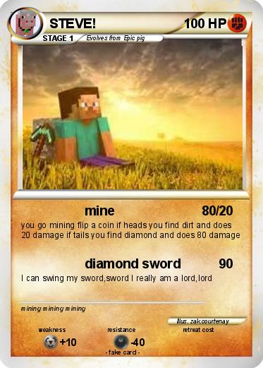 Pokémon STEVE 1294 1294 - mine 80/ - My Pokemon Card