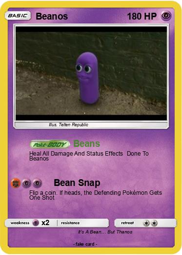 Pokémon Beanos 178 178 - Beans - My Pokemon Card