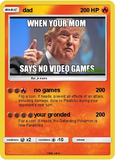 Pokémon dad 836 836 - no games - My Pokemon Card