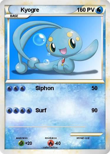 Pokémon Kyogre 2034 2034 - Siphon - Ma carte Pokémon