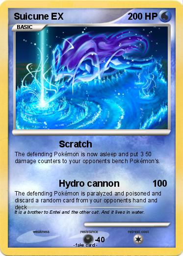 Pokémon Suicune EX 91 91 - Scratch - My Pokemon Card