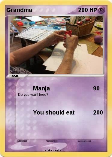 Pokémon Grandma 230 230 - Manja - My Pokemon Card