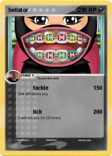 Pokémon bellator 1 1 - tackle - My Pokemon Card
