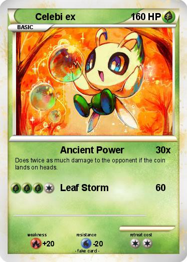 Pokémon Celebi ex 85 85 - Ancient Power - My Pokemon Card