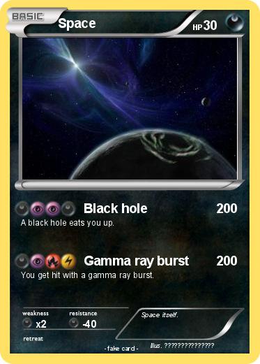 Pokémon Space 1074 1074 - Black hole - My Pokemon Card