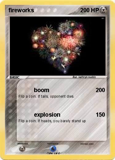 Pokémon fireworks 25 25 - boom - My Pokemon Card