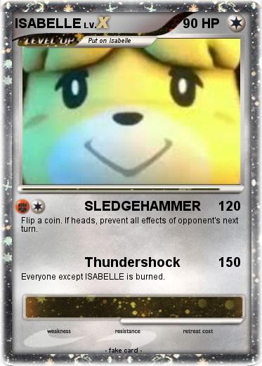 Pokémon ISABELLE 106 106 - SLEDGEHAMMER - My Pokemon Card