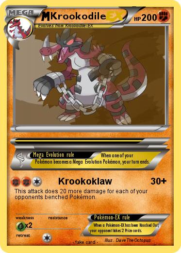 Pokémon Krookodile 185 185 - Krookoklaw - My Pokemon Card