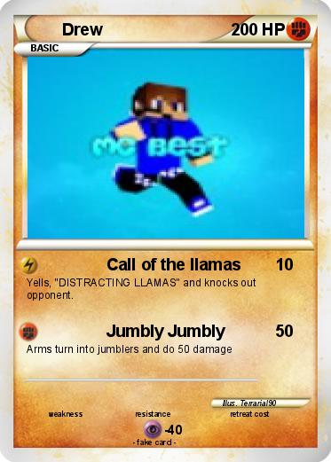Pokémon Drew 209 209 - Call of the llamas - My Pokemon Card