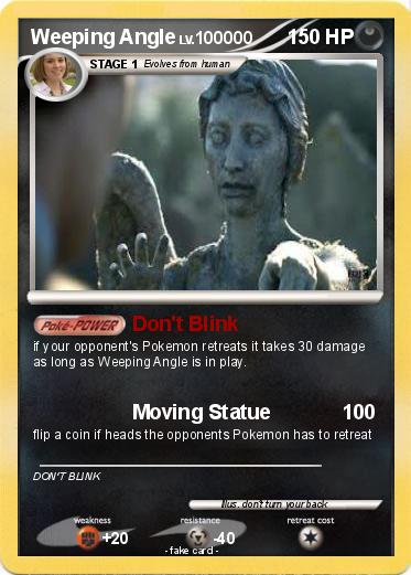 Pokémon Weeping Angle 3 3 - Don't Blink - My Pokemon Card