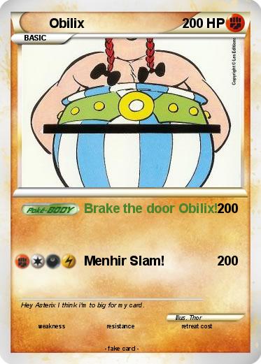 Pokémon Obilix - Brake the door Obilix! - My Pokemon Card
